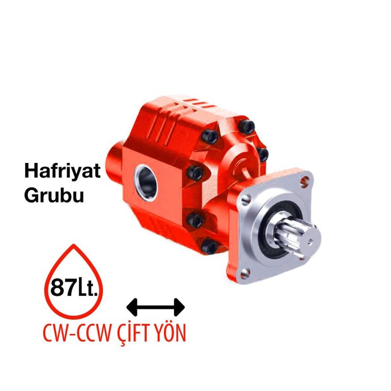 Iso 40-87 Litre Çift Yönlü Dişli Pompa - PCT HİDROLİK